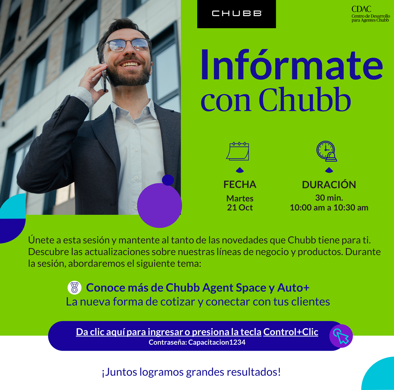 Capacitación CHUBB Agent Space – Universidad Fortis